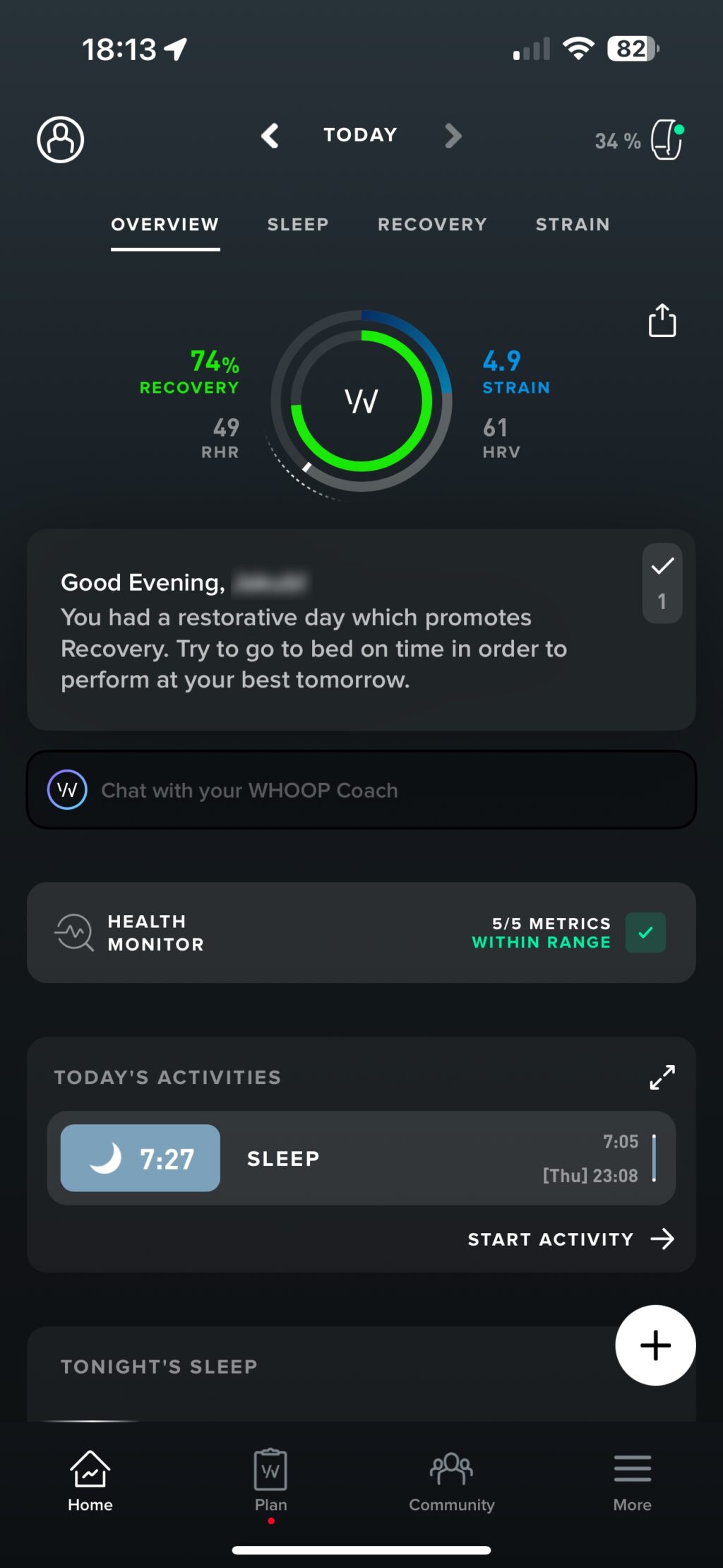 Recenze Whoop: náramek pro profesionální atlety - Vše o Apple